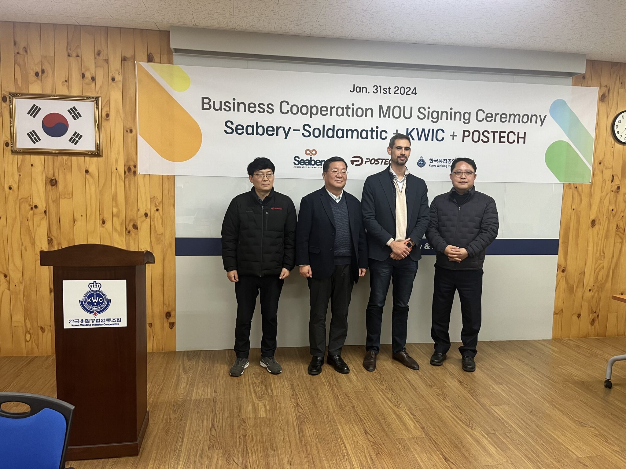 Partnership agreement between Korea Welding Industry Cooperative (KWIC ...